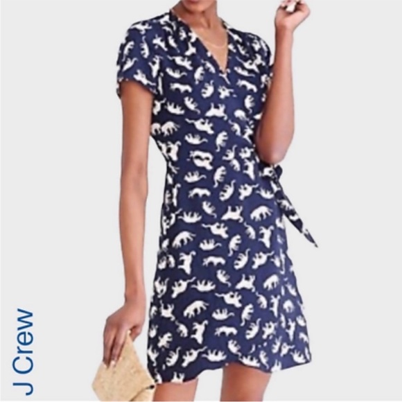 J. Crew | Dresses | J Crew Tie Waist Wrap Dress 2 | Poshmark